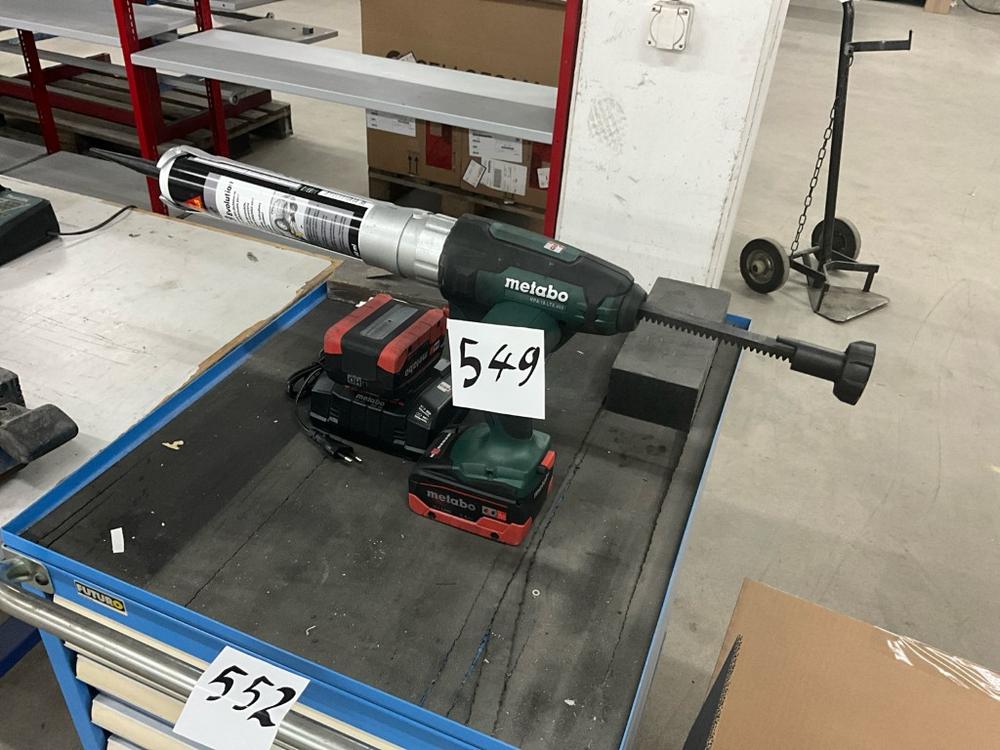 Metabo KPA 18 LTX 400 cordless sealing gun | Dome Auctions